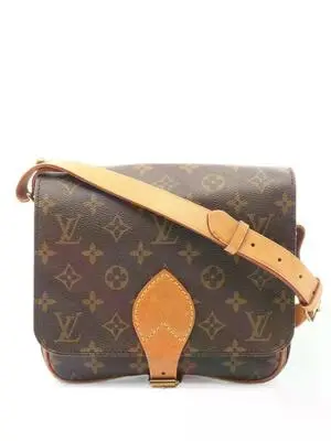 LOUIS VUITTON 1995 Cartesier Mm Monogram Shoulder Bag