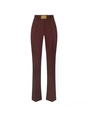 Elisabetta Franchi Belted Pin-tuck Trousers