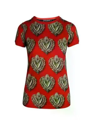 Dolce & Gabbana Sacred Heart Print T-shirt