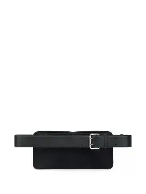 Givenchy Logo-embossed Buckle-fastening Belt Bag - Black