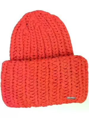 Dsquared2 Chunky Knit Beanie - Red