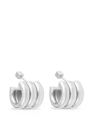 IVI Mini Gaia Hoop Earrings - Silver