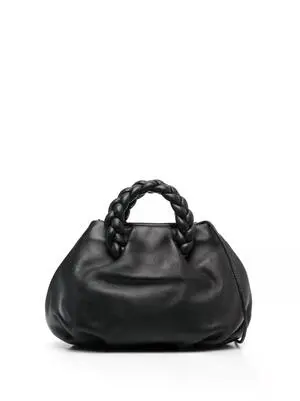 Hereu Small Bombon Leather Tote Bag - Black