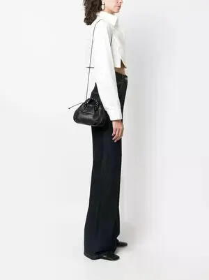 Hereu Small Bombon Leather Tote Bag - Black