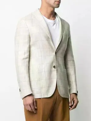 Corneliani Check-pattern Single-breasted Blazer