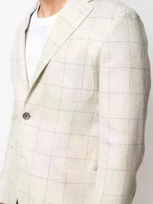 Corneliani Check-pattern Single-breasted Blazer