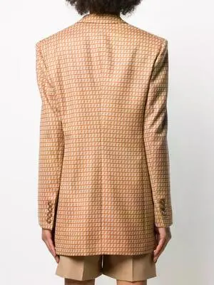 Stella McCartney Abstract Pattern Single-breasted Blazer