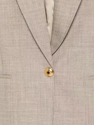 ALYSI Single-breasted Notched-lapels Jacket