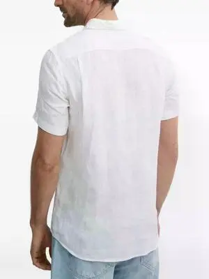 BENETTON Short-sleeve Linen Shirt