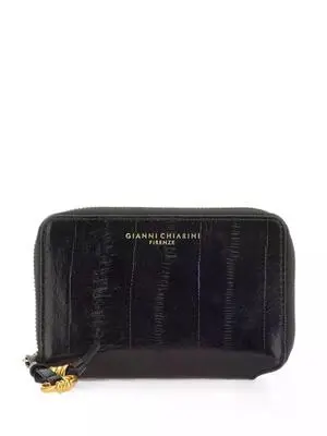 GIANNI CHIARINI Small Eel-print Leather Wallet