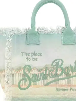 MC2 SAINT BARTH Vanity Fringe-trim Tote Bag