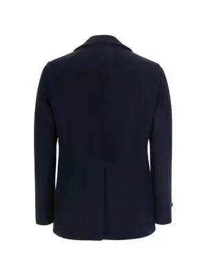 Tagliatore Short Double-breasted Coat - Blue