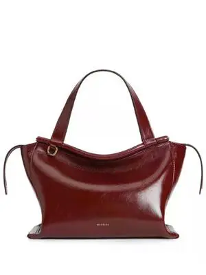 WANDLER Ida Suede Tote Bag - Brown