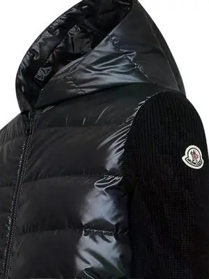 Moncler Quilted-panel Hooded Jacket
