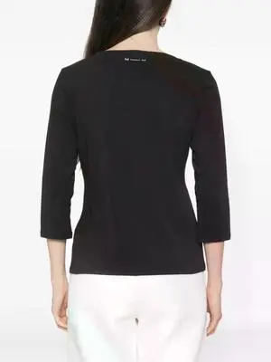 Max Mara Lorata Three-quarter Sleeve T-shirt - Black