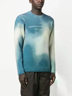 A-COLD-WALL* Gradient-knit Crew-neck Jumper