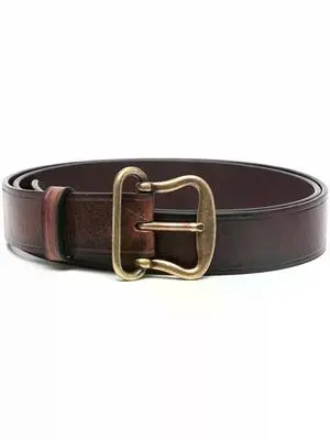 Dsquared2 Gold-buckle Leather Belt - Brown