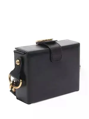 Dior 2000-2026 Small Lambskin Dioraddict Lockbox Bag Crossbody Bag - Black