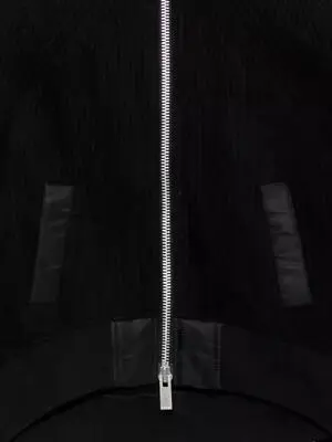 Sacai Ribbed-knit Panelled Cardigan