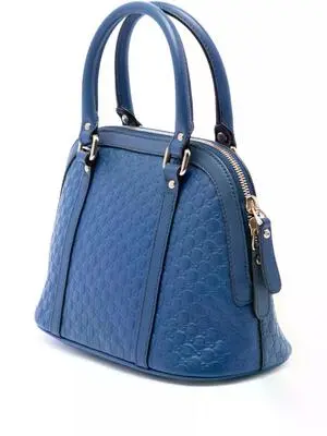 Gucci 2016-2026 Mini Microguccissima Dome Satchel - Blue