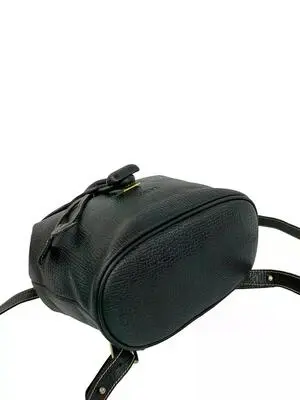 Loewe 2000-2026 Textured Leather Toggle Flap Backpack