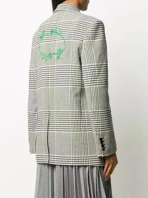 Off-White Tomboy Prince Of Wales Blazer - Black