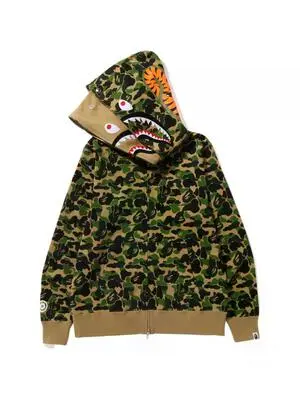 A BATHING APE Full-zip Camouflage-print Hoodie