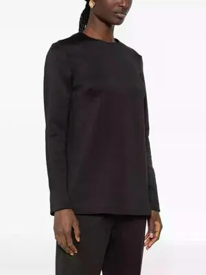 Max Mara Fuxia Long-sleeve Top - Black