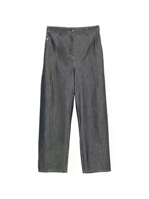 Max Mara Bevanda Contrast-stitch Jeans - Blue