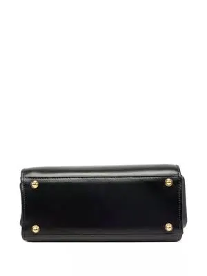 Burberry 20th Century Leather Satchel - Black