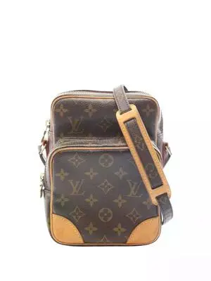 LOUIS VUITTON 2005 Monogram Amazone Crossbody Bag - Brown