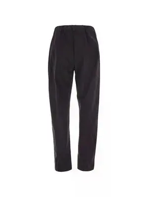 SEMICOUTURE Buddy Drawstring Tapered Trousers - Brown