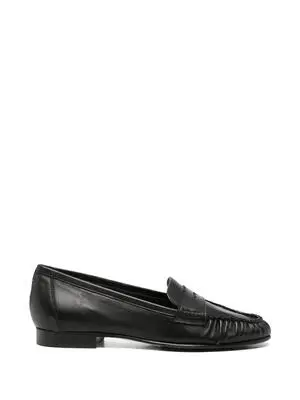 AeydĒ Aldous Ruched Penny-slot Loafers