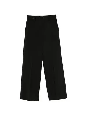 Max Mara Visivo Pressed-crease Wide-leg Trousers