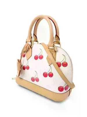 LOUIS VUITTON Bb Alma Cherry-print Tote Bag