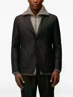 RETORI Single-breasted Flannel Blazer