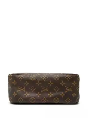 LOUIS VUITTON 2001 Monogram Looping Mm Shoulder Bag - Brown