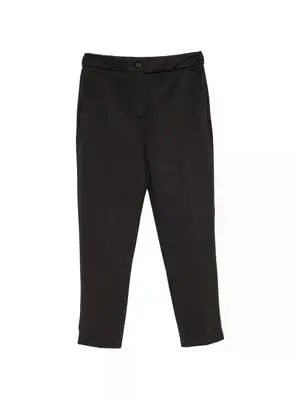 Max Mara Feroce Elasticated-waistband Slim-fit Trousers - Black