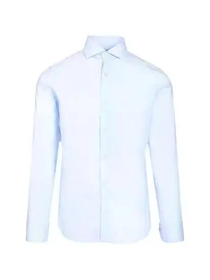 AL DUCA D’AOSTA 1902 Slim-fit Darted Shirt - Blue