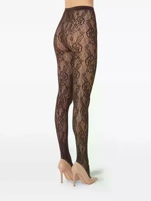 Wolford Floral Lace-mesh Tights