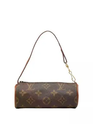 LOUIS VUITTON 1990-2010 Monogram Papillon Pochette Handbag - Brown