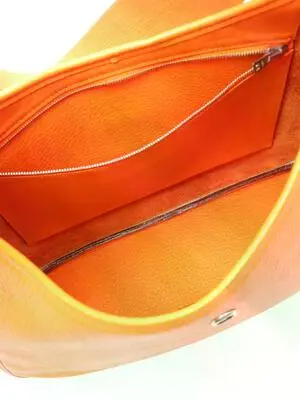 Hermès 1999 Clemence Tsako Shoulder Bag - Orange