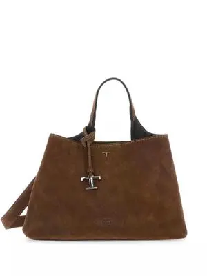 TOD'S Logo-embossed Tote Bag - Brown