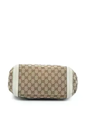Gucci Gg Canvas Bella Flap Satchel - Neutrals