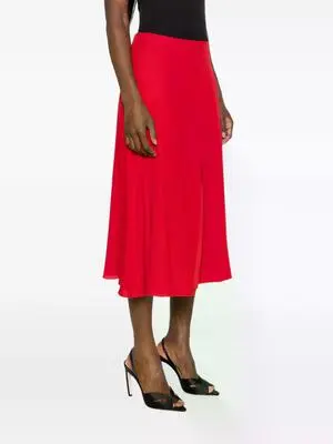 Valentino Garavani Front Slit Midi Skirt