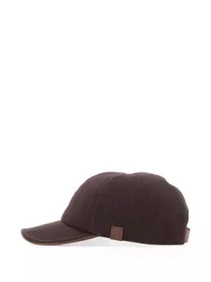 Eleventy Felted Cashmere Baseball Cap