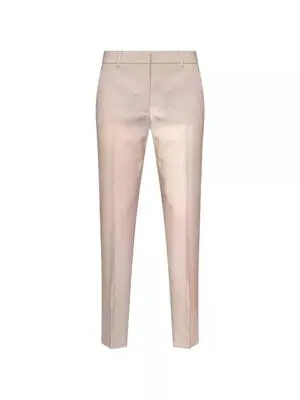 Max Mara Canon Pressed-crease Cropped Tailored Trousers - Pink