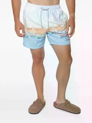 MC2 SAINT BARTH Gustavia Print Swim Shorts