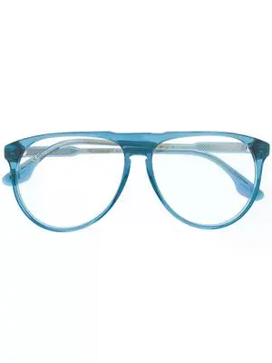 Victoria Beckham Round Glasses - Blue