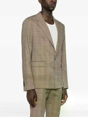 ALLSAINTS Maffrett Fine-check Blazer - Neutrals